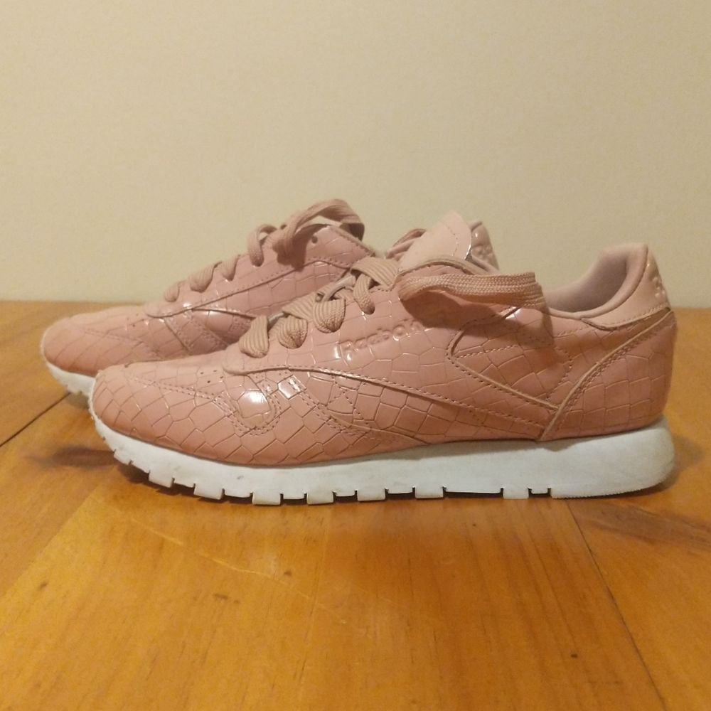Reebok Classic Leather Crackle Bs9870 Womens Pink Lif… - Gem
